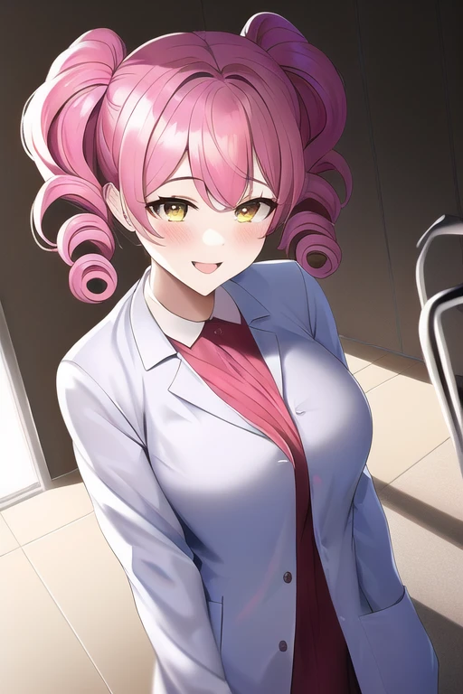 [NovelAI] curly hair, twin tails, woman, laugh, thin, Masterpiece ...